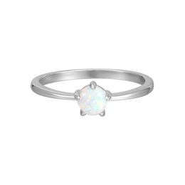 Rafaela Donata Ring aus Sterling Silber mit Opal (synth.) in silber | Gr.: 56