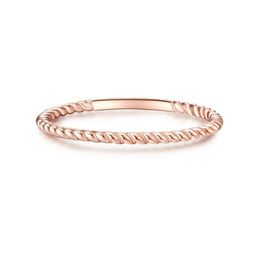 Glanzst&uuml;cke M&uuml;nchen Glanzst&uuml;cke M&uuml;nchen Ring aus Sterling Silber in ros&eacute;gold | Gr.: 56