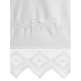 Heine Fensterbehang in wei&szlig; | Gr.: 80-x-60-cm