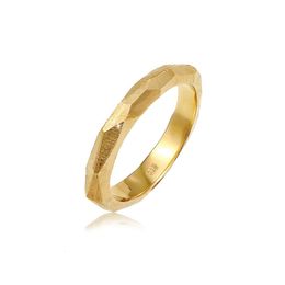 Elli Ring 925 Sterling Silber in Gold | Gr.: 62