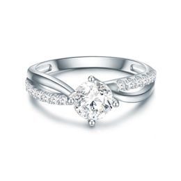 Trilani Ring aus Sterling Silber mit Zirkonia in silber | Gr.: 60