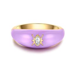 Glanzst&uuml;cke M&uuml;nchen Glanzst&uuml;cke M&uuml;nchen Ring Sternzeichen Fische aus Sterling Silber mit Zirkonia in gelbgold | Gr.: 54