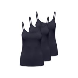 Only T-Shirt 3er Pack in Blau | Gr.: L