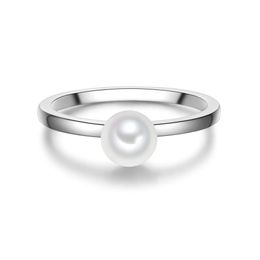 Rafaela Donata Ring aus Sterling Silber mit Muschelkernperle in silber | Gr.: 52