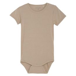 Minymo Kinder Kurzarmbody "Body SS" in Braun | Gr.: 74