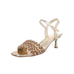 Ital-Design High-Heel Sandalette in Gold | Gr.: 38