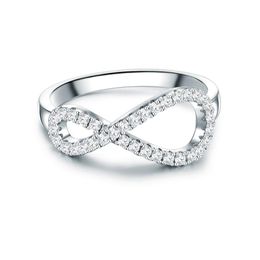 Trilani Ring aus Sterling Silber mit Zirkonia in silber | Gr.: 58