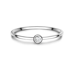 Glanzst&uuml;cke M&uuml;nchen Glanzst&uuml;cke M&uuml;nchen Ring aus Sterling Silber mit Zirkonia in silber | Gr.: 48