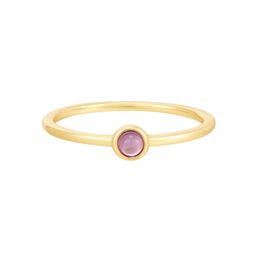 Glanzst&uuml;cke M&uuml;nchen Glanzst&uuml;cke M&uuml;nchen Ring aus Sterling Silber mit Amethyst in gelbgold | Gr.: 60