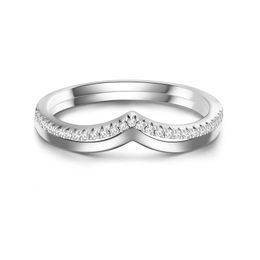 Glanzst&uuml;cke M&uuml;nchen Glanzst&uuml;cke M&uuml;nchen Ring aus Sterling Silber mit Zirkonia in silber | Gr.: 58