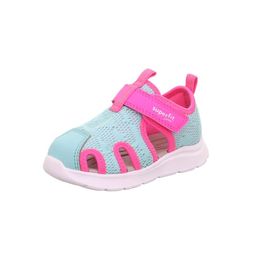 Superfit Lauflernsandale WAVE in Hellgr&uuml;n/Pink | Gr.: 28