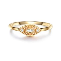 Glanzst&uuml;cke M&uuml;nchen Glanzst&uuml;cke M&uuml;nchen Ring aus Sterling Silber mit Zirkonia in gelbgold | Gr.: 58