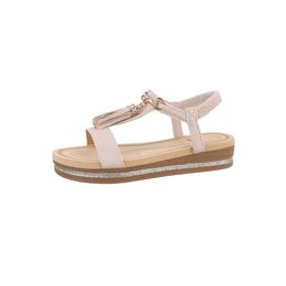 Ital-Design Sandale & Sandalette in Beige | Gr.: 40