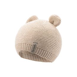 Sterntaler GOTS Strickm&uuml;tze Ohren in sand | Gr.: 43 cm