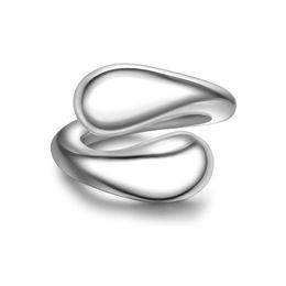 Yokoamii Ring aus Metall-Legierung in silber | Gr.: 60