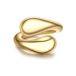 Yokoamii Ring aus Metall-Legierung in gelbgold | Gr.: 50