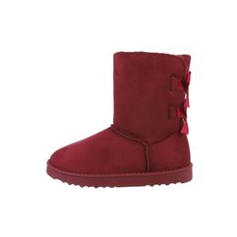 Ital-Design Stiefelette in Weinrot | Gr.: 37