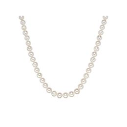Valero Pearls Halskette aus Sterling Silber mit S&uuml;&szlig;wasser-Zuchtperle in wei&szlig; | Gr.: 52 cm