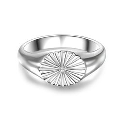 Glanzst&uuml;cke M&uuml;nchen Glanzst&uuml;cke M&uuml;nchen Ring Geometrische Form aus Sterling Silber in silber | Gr.: 54