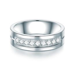 Trilani Ring aus Edelstahl mit Zirkonia in silber | Gr.: 55