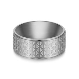 True Rebels Ring aus Edelstahl in gunmetal | Gr.: 60