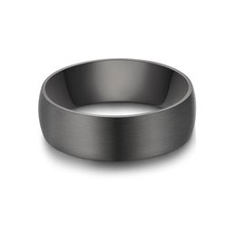 True Rebels Ring aus Edelstahl in gunmetal | Gr.: 64