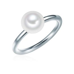 Valero Pearls Ring aus Sterling Silber mit S&uuml;&szlig;wasser-Zuchtperle in silber | Gr.: 50