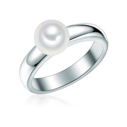 Valero Pearls Ring aus Sterling Silber mit S&uuml;&szlig;wasser-Zuchtperle in silber | Gr.: 52