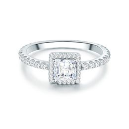 Trilani Ring aus Sterling Silber mit Zirkonia in silber | Gr.: 56