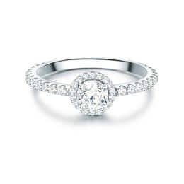 Trilani Ring aus Sterling Silber mit Zirkonia in silber | Gr.: 58