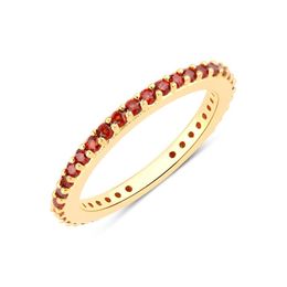 Rafaela Donata Ring aus Sterling Silber mit Granat in gelbgold | Gr.: 60