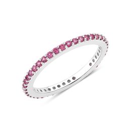 Rafaela Donata Ring aus Sterling Silber mit Rhodolit in silber | Gr.: 54