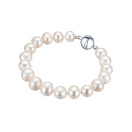 Valero Pearls Perlen-Armband aus Sterling Silber mit S&uuml;&szlig;wasser-Zuchtperle in wei&szlig; | Gr.: 21 cm