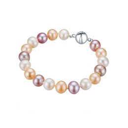 Valero Pearls Perlen-Armband aus Sterling Silber mit S&uuml;&szlig;wasser-Zuchtperle in multicolor | Gr.: 21 cm