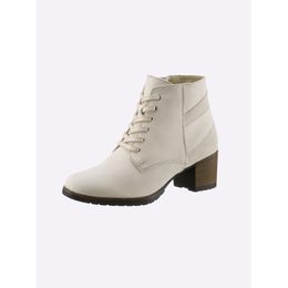 Heine Schn&uuml;rstiefelette in creme | Gr.: 41