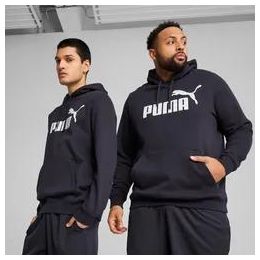 Kapuzensweatshirt Puma "ESS NO. 1 LOGO HOODIE FL", Herren, Gr. XXL, blau (new navy), Fleece, Obermaterial: 66% Baumwolle, 34% Polyester, bedruckt, regular fit normal, Sweatshirts, regul&auml;re Passform, mit verstellbarer Kapuze, mit K&auml;ngurutasche