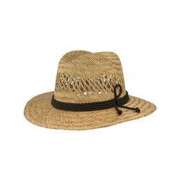 BREITER Trachten-Strohhut in beige | Gr.: M