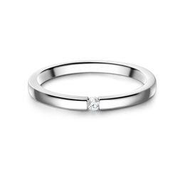 Glanzst&uuml;cke M&uuml;nchen Glanzst&uuml;cke M&uuml;nchen Ring aus Sterling Silber mit Zirkonia in silber | Gr.: 56