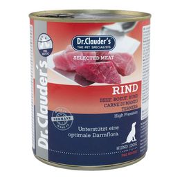 Dr. Clauder's Dr. Clauders Selected Meat PreBiotics Rind 6x800 g