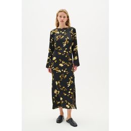 Inwear Kleid CassIW Feminine Form in Black Mysterious Flower | Gr.: 36