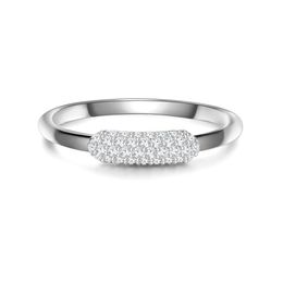 Glanzst&uuml;cke M&uuml;nchen Glanzst&uuml;cke M&uuml;nchen Ring aus Sterling Silber mit Zirkonia in silber | Gr.: 56