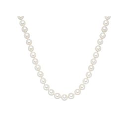 Rafaela Donata Perlen-Kette aus Sterling Silber mit Muschelkernperle in wei&szlig; | Gr.: 45 cm