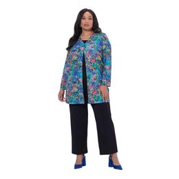 Ulla Popken Longshirt in azurblau | Gr.: 58-60