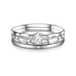 Glanzst&uuml;cke M&uuml;nchen Glanzst&uuml;cke M&uuml;nchen Ring Sterling Silber Zirkonia in silber | Gr.: 60