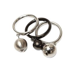 DKNY Ring in Silber/Schwarz | Gr.: 53