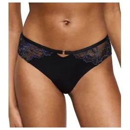 Tai-Slip Triumph "Wild Gardenia Florale", Damen, Gr. 44, schwarz, Microtouch, Obermaterial: 77% Lyocell, 23% Elasthan, Unterhosen, weiche Spitze, elegant