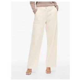 Cordhose Vila "VIKITA RW WIDE CORDUROY PANTS - NOOS", Damen, Gr. XXL (44), N-Gr, beige (birch), Obermaterial: 65% Baumwolle, 30% Polyester, 5% Elasthan, unifarben, relaxed fit normal, Hosen Cordhose