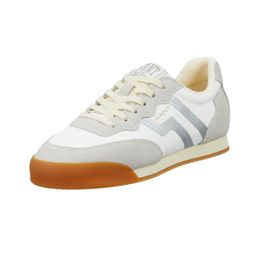 Sneaker Gant "Beylana", Damen, Gr. 37, wei&szlig;, Nylon, Veloursleder, Schuhe Sneaker, Retro Sneaker, Schn&uuml;rschuh mit Lederinnensohle