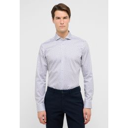 Langarmhemd Eterna "SLIM FIT", Herren, Gr. 38, Normalgr&ouml;&szlig;en, hellgrau, Satin, 100% Baumwolle, schmal, Manschette, Hemden, NON IRON (b&uuml;gelfrei)