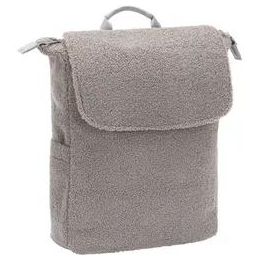 Wickelrucksack fillikid "Teddy", Baby, Gr. B/H/T: 34cm x 46cm x 15cm, stone grau, Polyester, Polyurethane, Rucks&auml;cke, inkl. Wickeltunterlage
